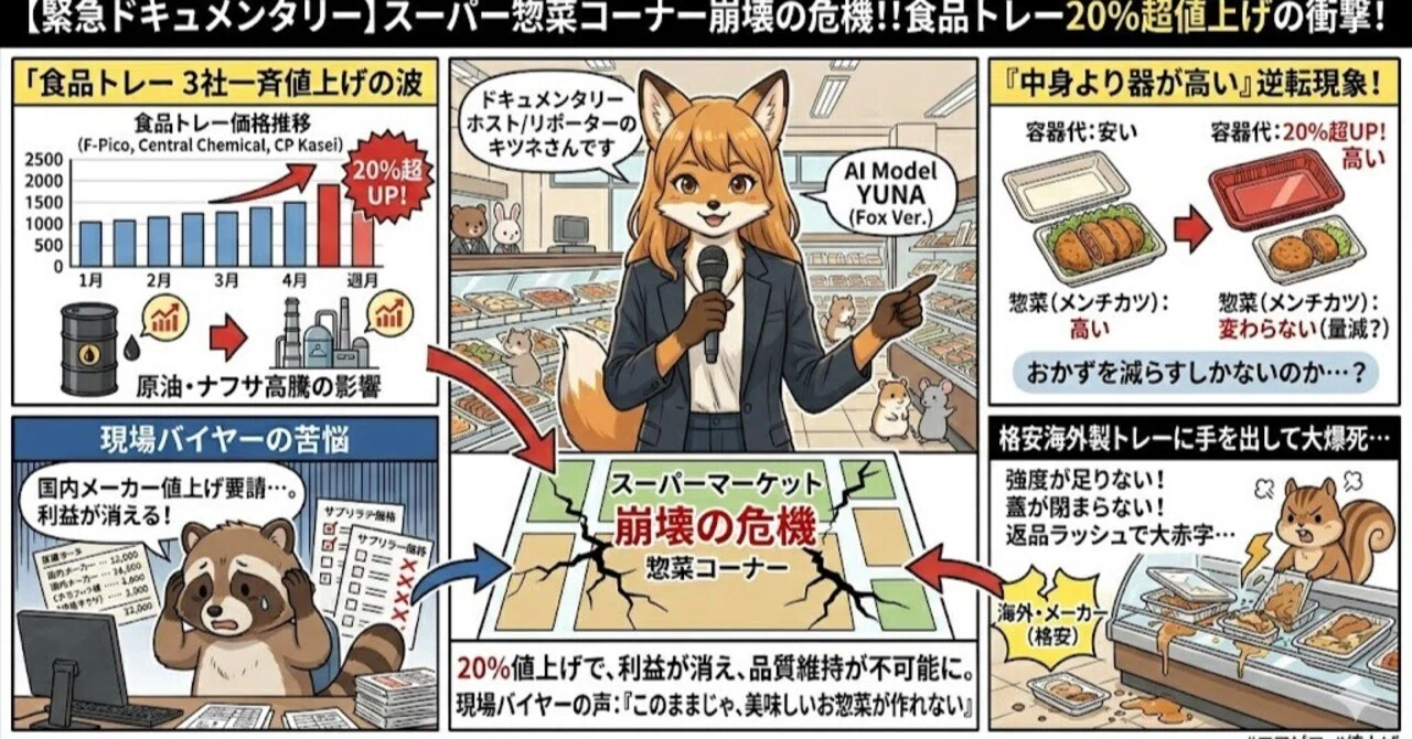 FPCO 20% Price Hike🍱 The story of why "food tray price hikes" are a ...