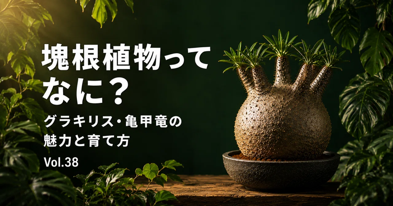 塊根植物ってなに？グラキリスと亀甲竜の魅力と育て方を解説｜Biophilic Style