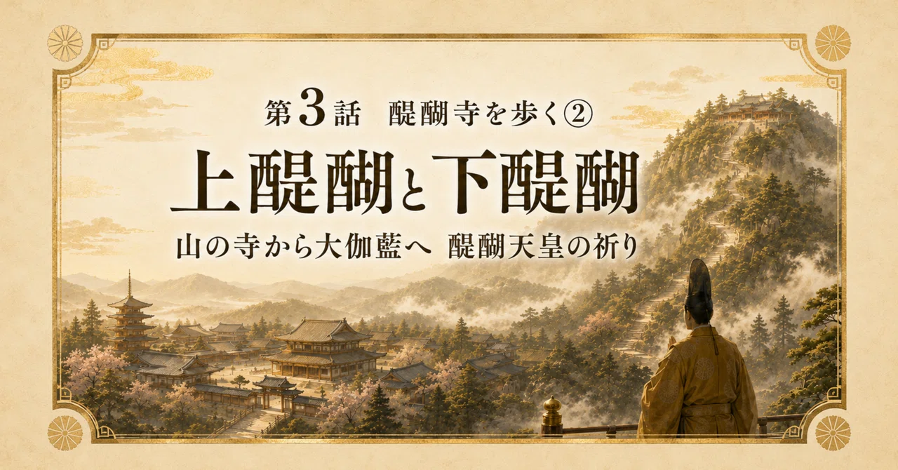 第3話 醍醐寺を歩く② 上醍醐と下醍醐山の寺から大伽藍へ 醍醐天皇の祈り｜hiro