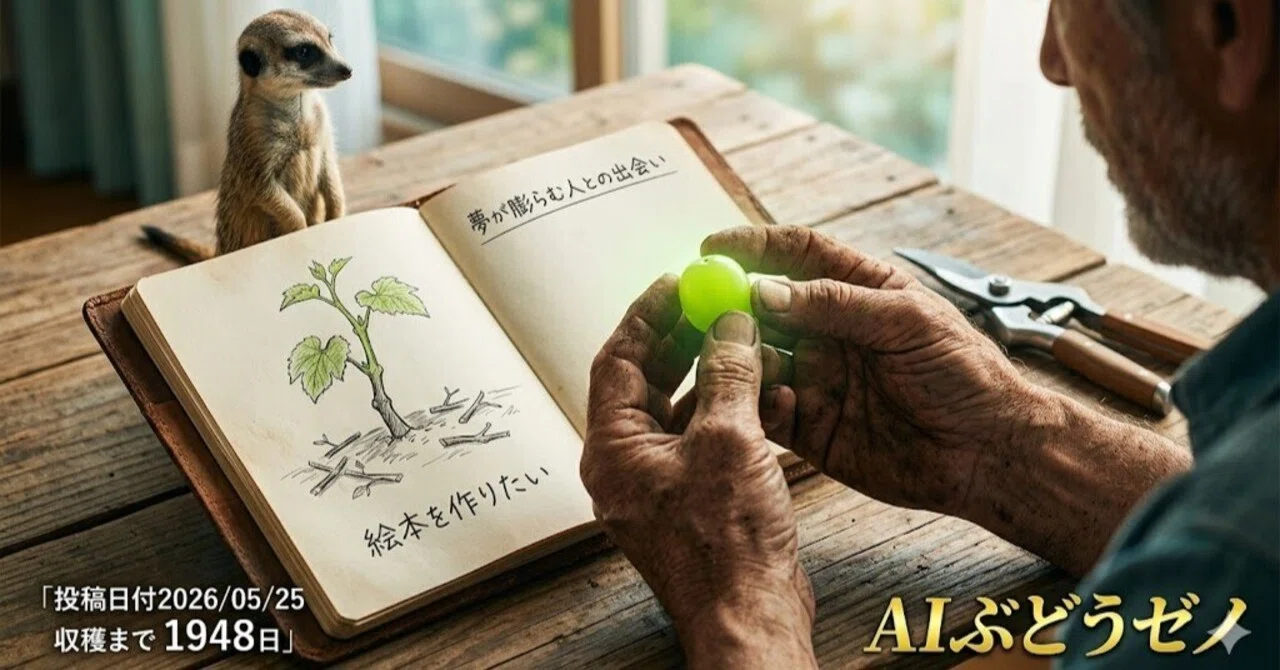 Zeno's dream that grew from meeting a wonderful illustrator｜AIぶどうゼノ夫婦
