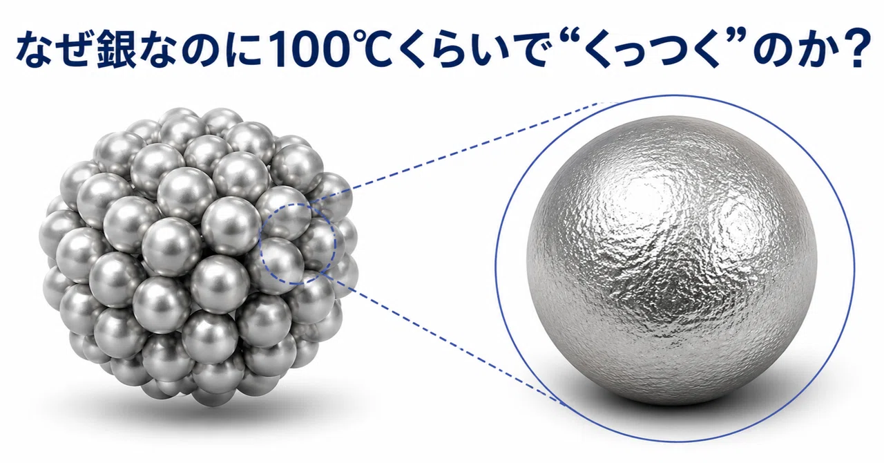なぜ銀なのに100℃くらいで“くっつく”のか？｜株式会社タイセー Taise