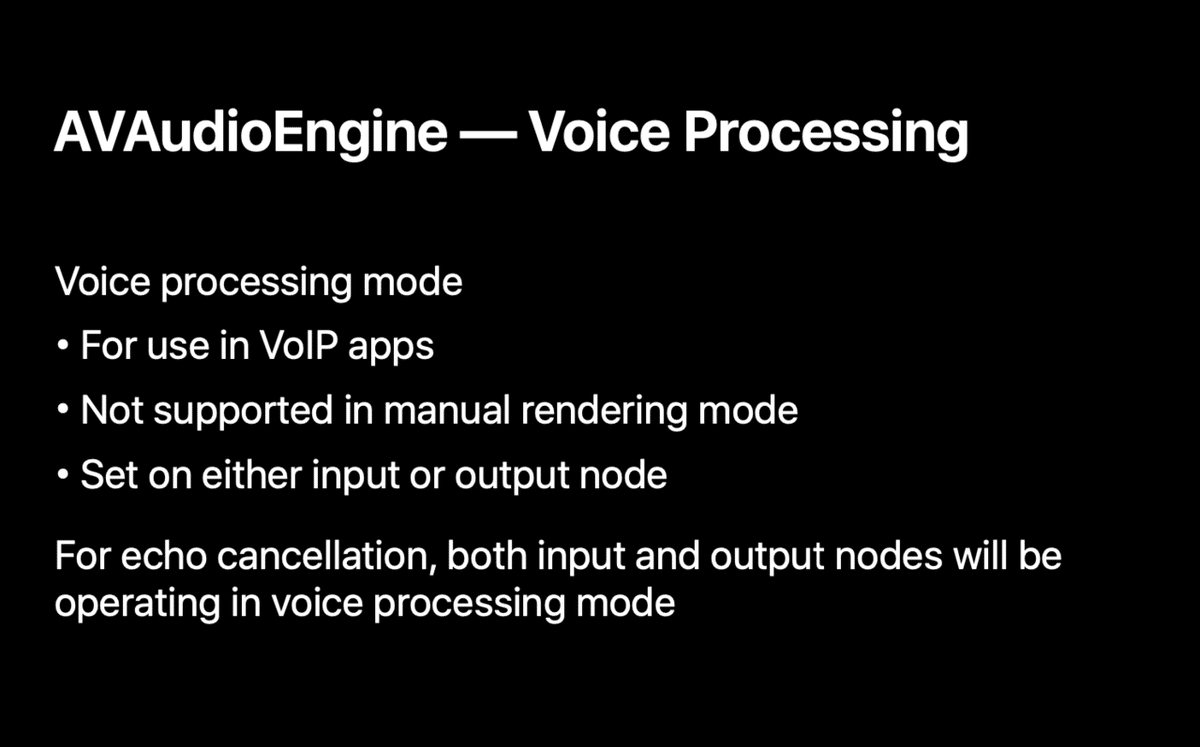 AVAudioEngineのVoice Processing｜shu223