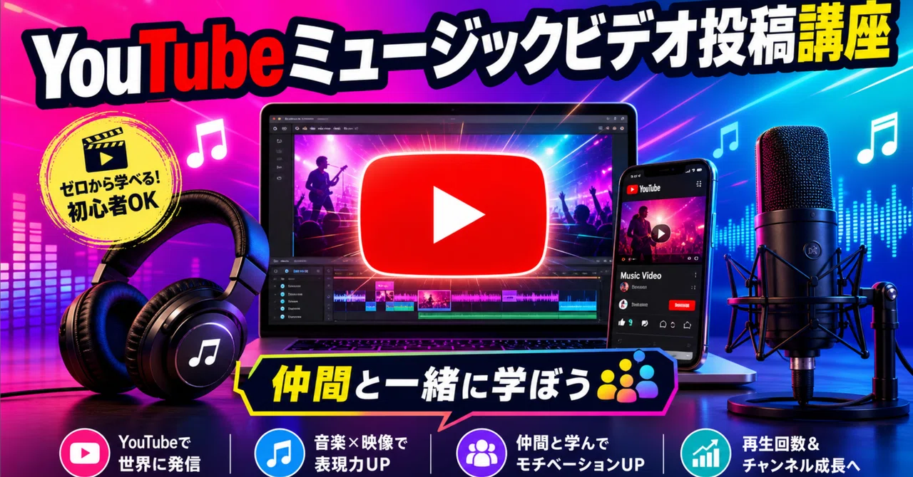 YouTube Music Video Posting Course Proposal｜yoko405