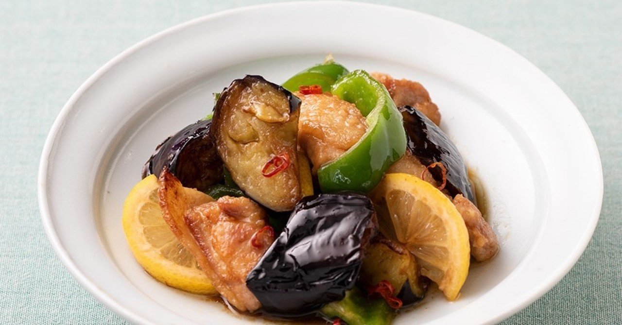 なすの季節 なすと鶏肉の南蛮漬け｜BitBeans｜note