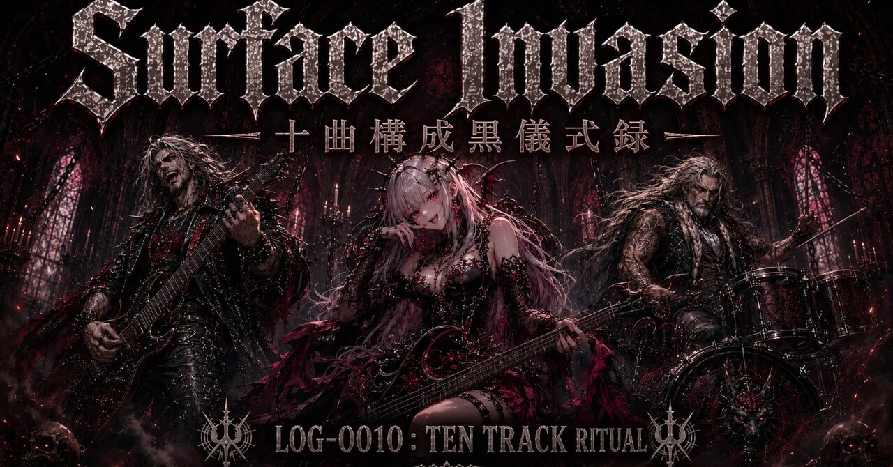 Surface Invasion ― 十曲構成黒儀式録 ―｜LOG-0010 : TEN TRACK RITUAL｜安達｢チーム🦁｣｜AIと ...