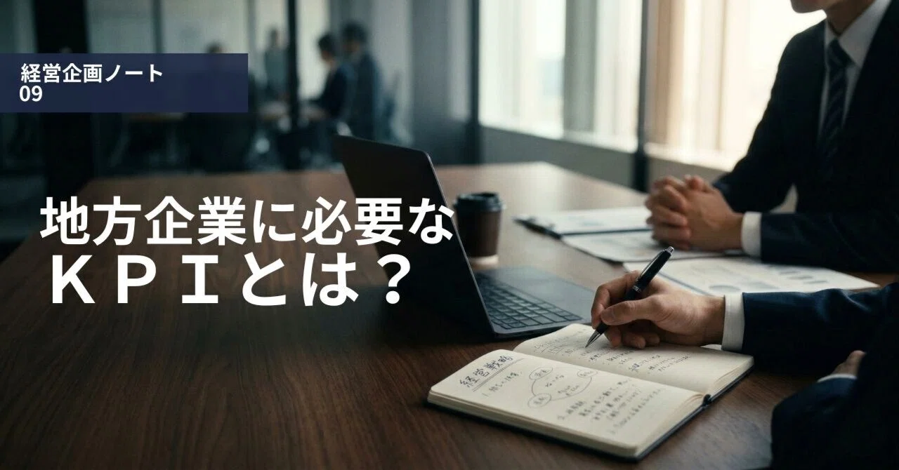 地方企業に必要なKPIとは？｜河野真之｜経営企画パートナー / On-Region