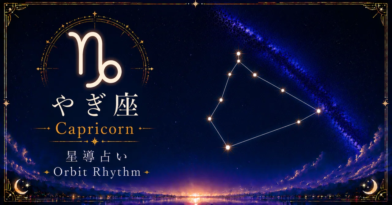 2026年6月☆山羊座のあなたへの星導｜星導占い☆Orbit Rhythm