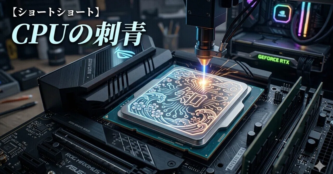 [Short Short] CPU Tattoo｜こっぺぱん