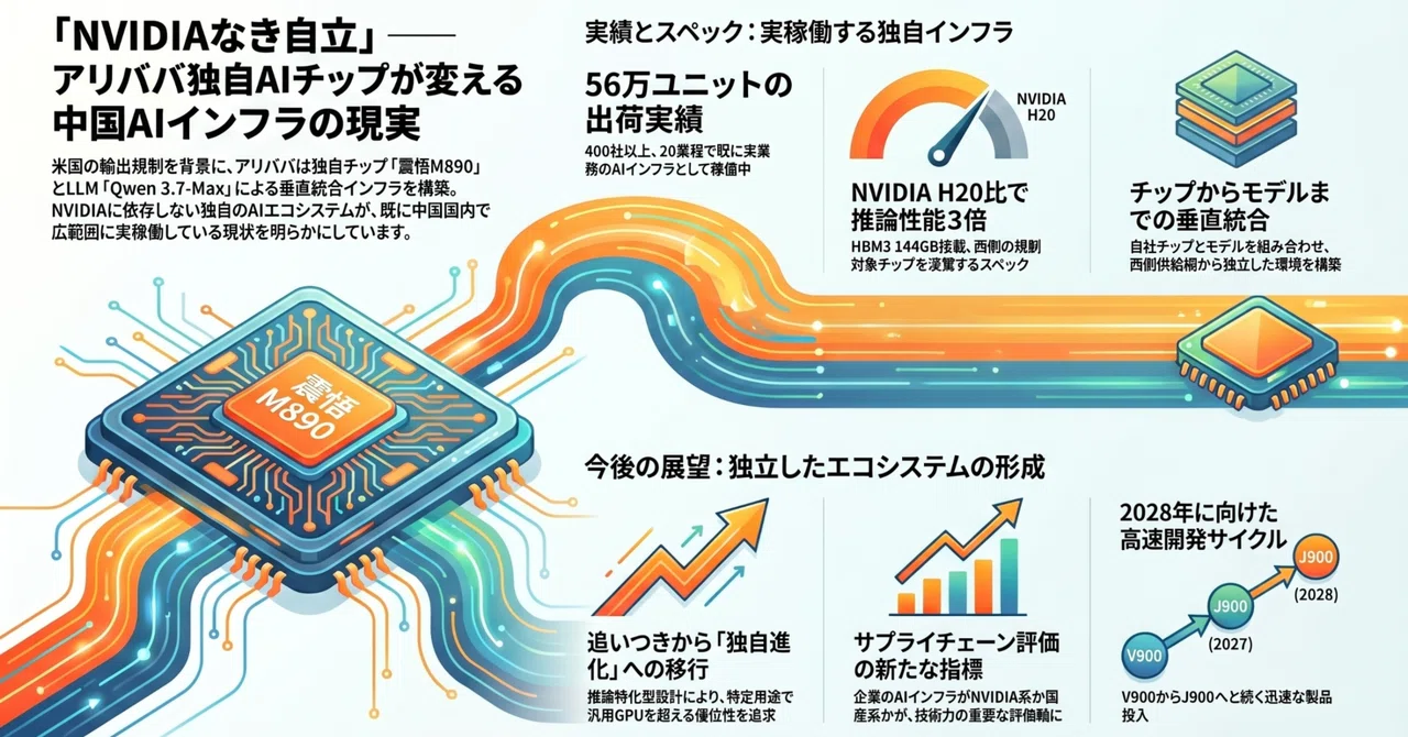 NVIDIAなき中国のAIインフラ——アリババ「震悟M890」が示す自立の現実｜グローバルR&Dウォッチ