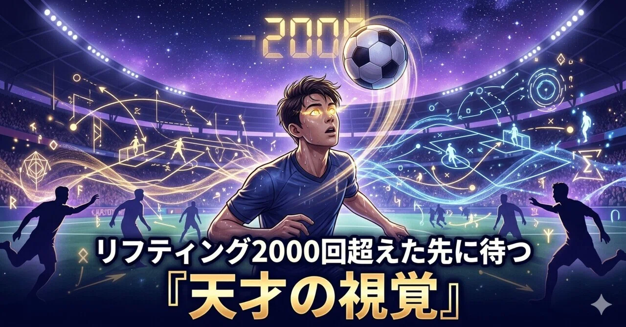 【保存版】リフティング2000回の壁を越えた先に待つ「天才の視界」——わが子を伸ばすための本質的メソッド｜taria_papa