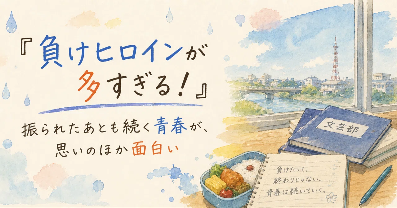 『負けヒロインが多すぎる！』——振られたあとも続く青春が、思いのほか面白い｜宵町観賞録｜宵町あかり