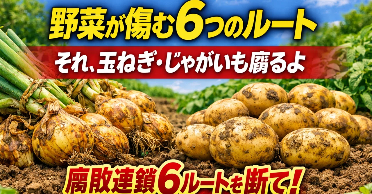 だれも教えてくれない野菜を長期保存するコツ｜ふかや村