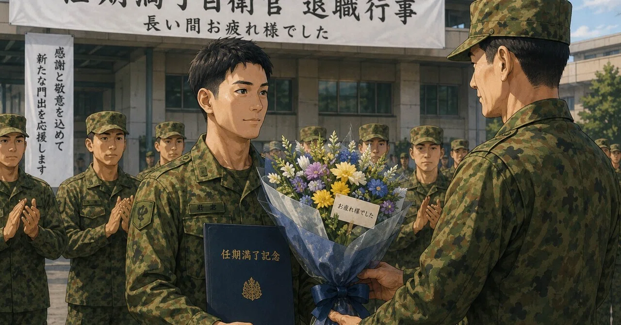 自衛隊入隊 退職編｜brainy_murre7005