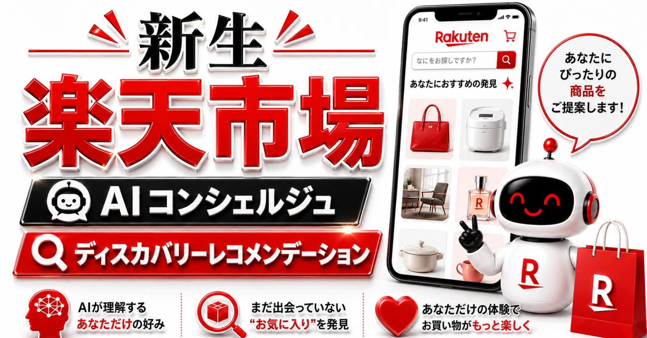 新生・楽天市場 AI活用で買い物体験を強化｜AI Platform