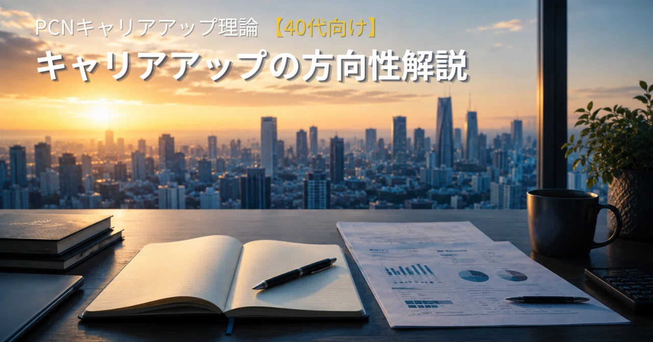 【40代向け】キャリアアップの方向性解説｜木下 尚徳｜不動産業界専門 キャリアアップ支援型転職エージェント／PCN代表