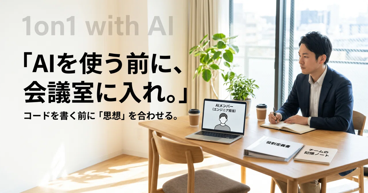「AIを使う前に、AIと会議室に入れ」｜keyaki