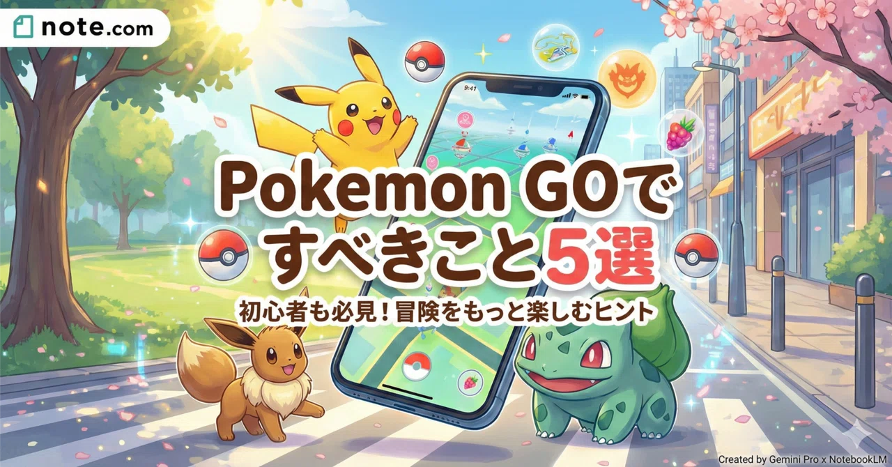 タイトル：6月7日（日）PokemonGOですべきこと5選‼【Created by NotebookLM】スパークの育て方探求イベント大詰め ...