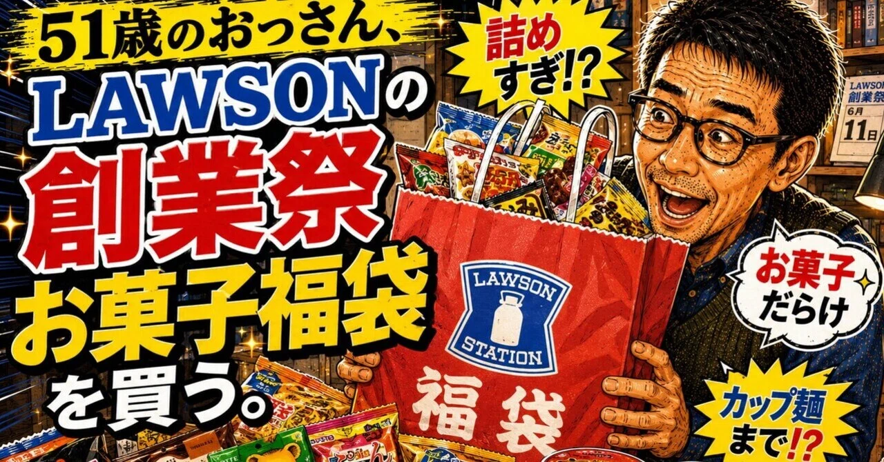 A 51-year-old man regains his childhood wonder with a LAWSON ...