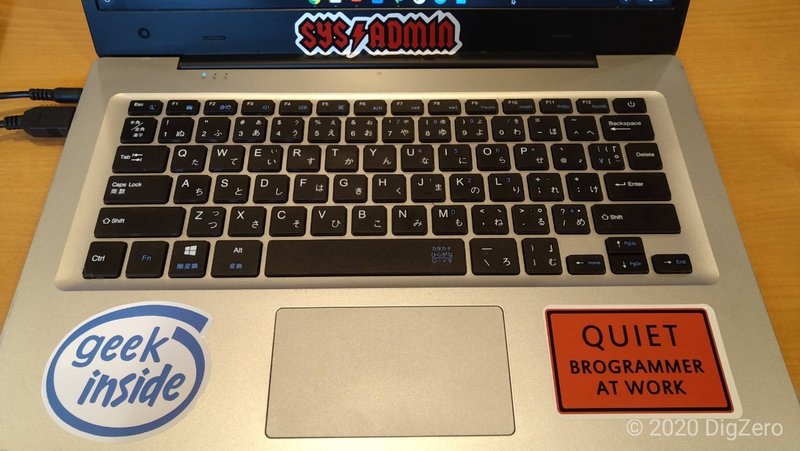 ドンキPCをChromebook化したらステッカーボムでフェイクする｜DigZero