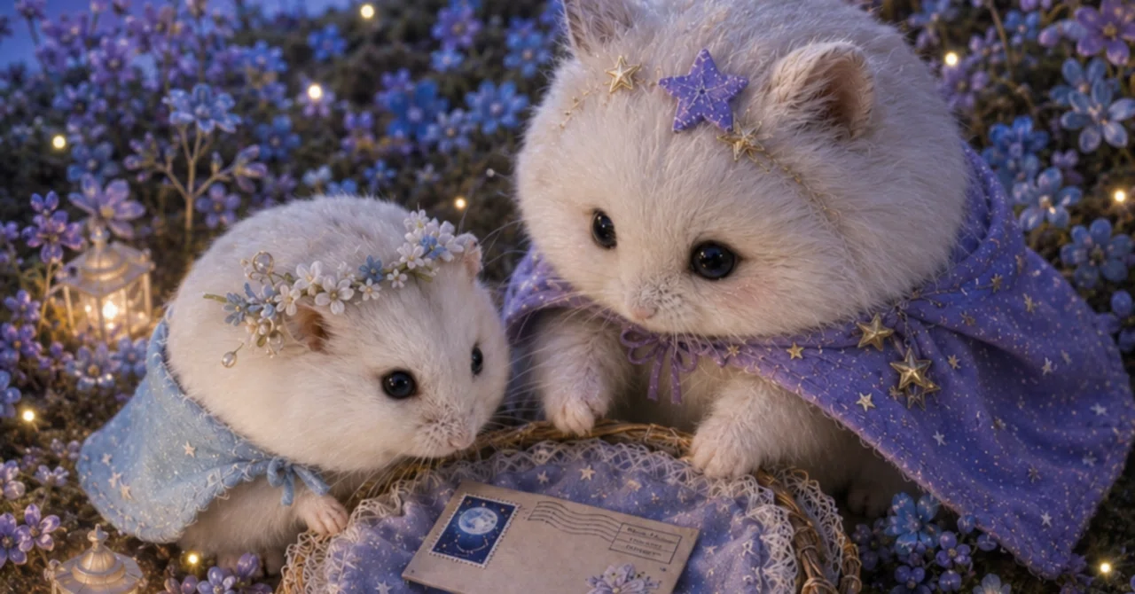 The Room of Glass Lamps and the Hamster Collecting Secret Postcards 25 ...