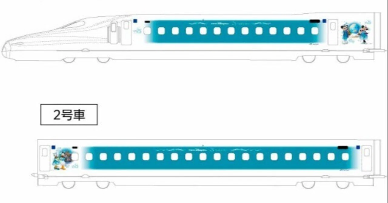 Special "Tokyo DisneySea" train returns to the Tokaido Shinkansen this ...