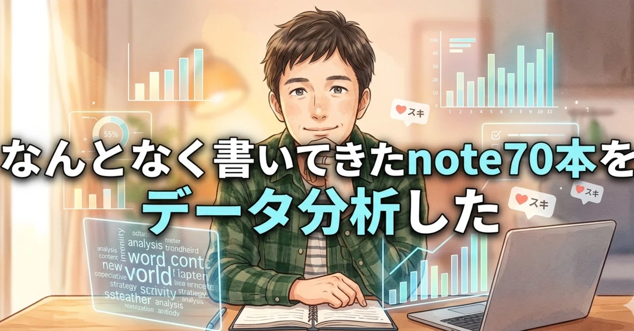 I analyzed the 70 notes I wrote aimlessly, and an embarrassing truth ...