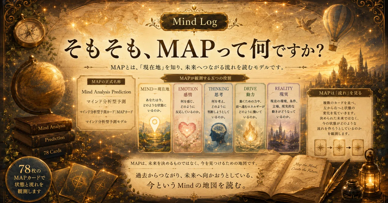 そもそも、MAPって何ですか？｜Mind Log