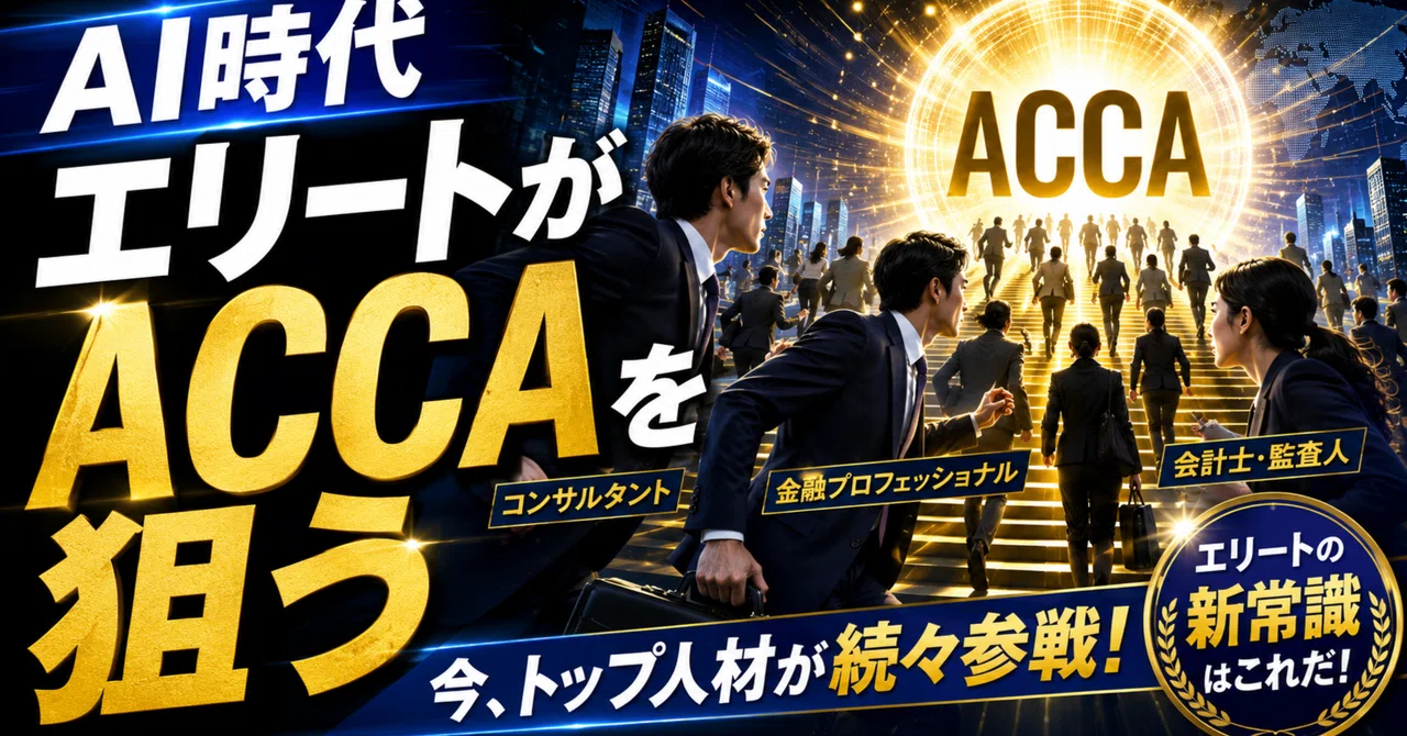 AI時代にACCAが激増中。コンサル・金融・会計士が狙い始めている理由｜Reiwa-ACCA