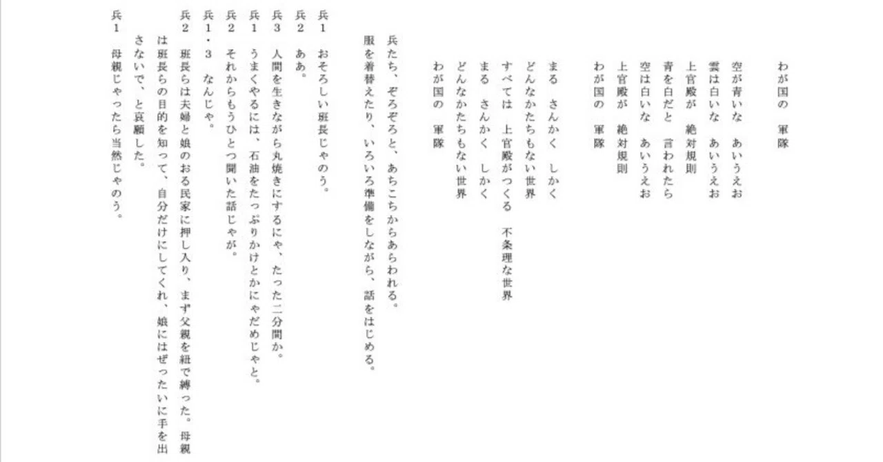 戯曲「神聖喜劇」 (5)｜川光 俊哉 Toshiya Kawamitsu