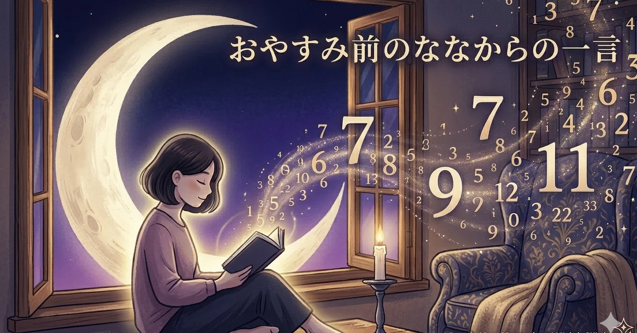 夜の数秘メッセージ 【写真あり】｜なな