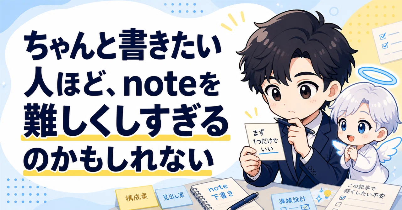ちゃんと書きたい人ほど、noteを難しくしすぎるのかもしれない｜kazuki｜いいね止まりをnote収益へ