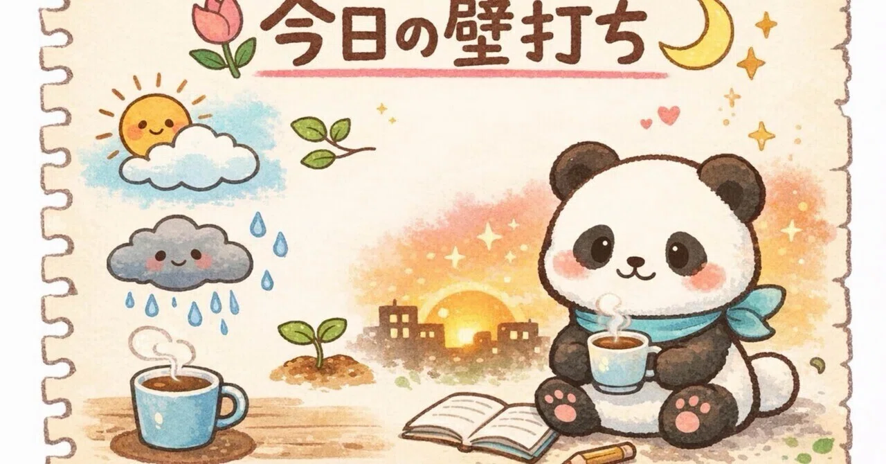 vol:119今日の壁打ち6/12｜おかちゃん