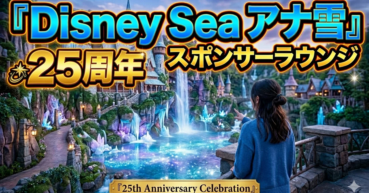 【ディズニーシー】アナ雪アトラクションで220分待ち!? スポンサーラウンジで驚きの待ち時間ゼロ体験レポ｜ミツル