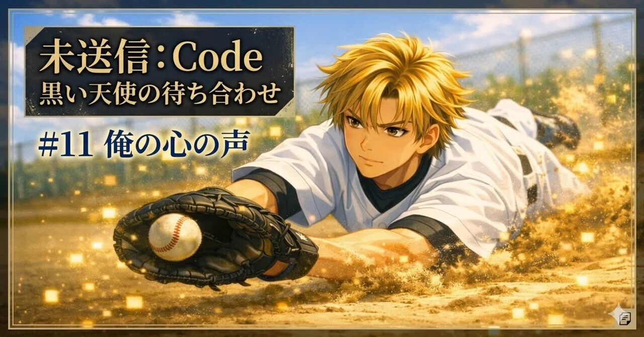 【恋愛小説】未送信：Code 黒い天使の待ち合わせ｜未送信ラボ