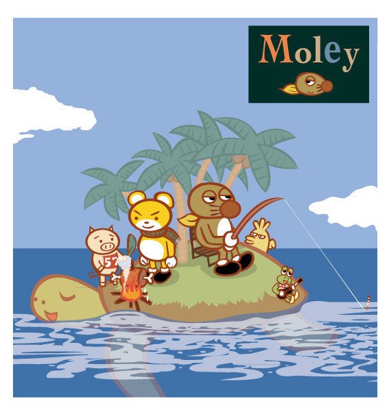 絵本「Moley(モーリー）」イラスト｜U-suke｜note