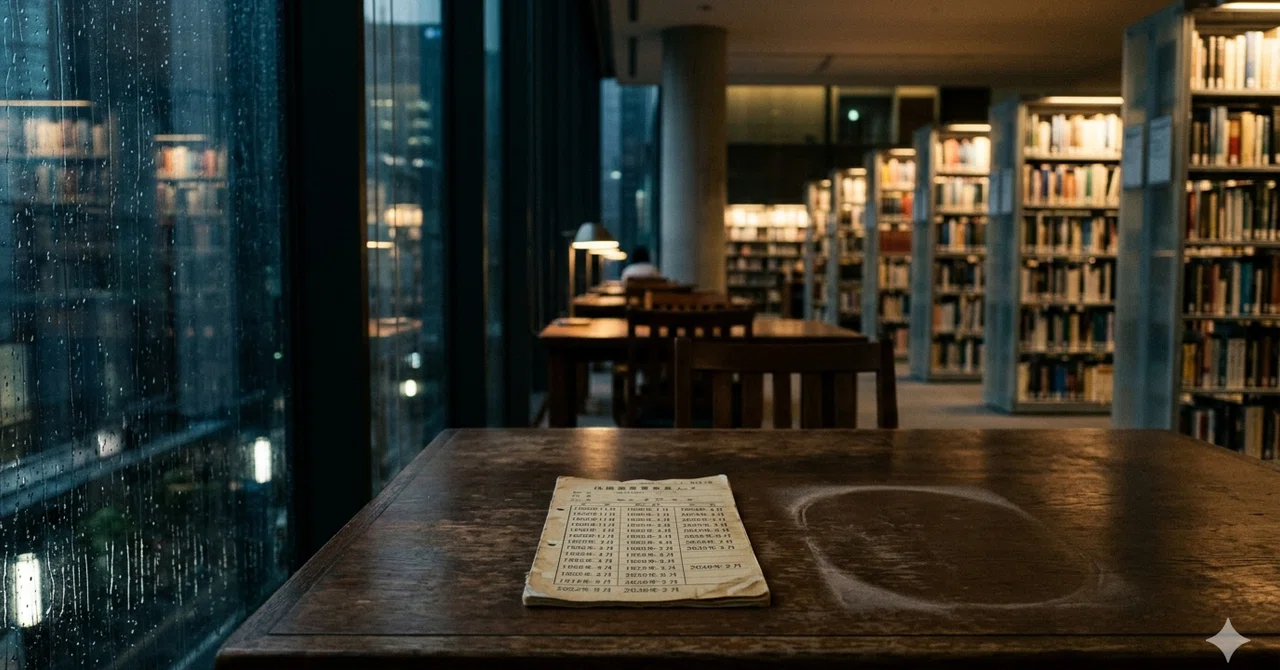 Emission No. 0003 'The book that only left a lending record was read ...