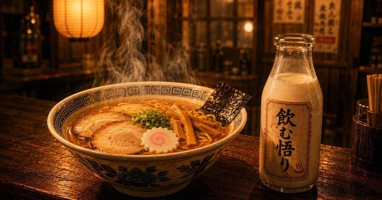 🏮Izakaya Rhapsody. "Sento Monday. Unpaid Bills and Ramen Steam"｜nana