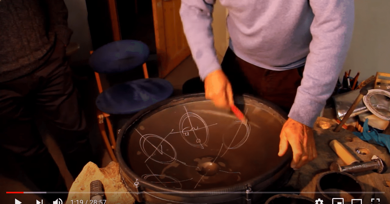 ハンドパン 関連リンク③「Felix Rohner is building a handpan」とか｜morphine