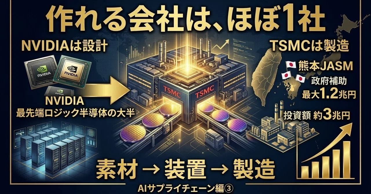 [AI Supply Chain Part 3] TSMC: There is only one company that can 'make ...