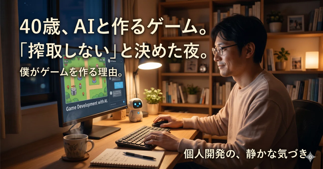 AIと作るタワーディフェンスで『搾取しない』と決めた夜の話｜AIいばらき