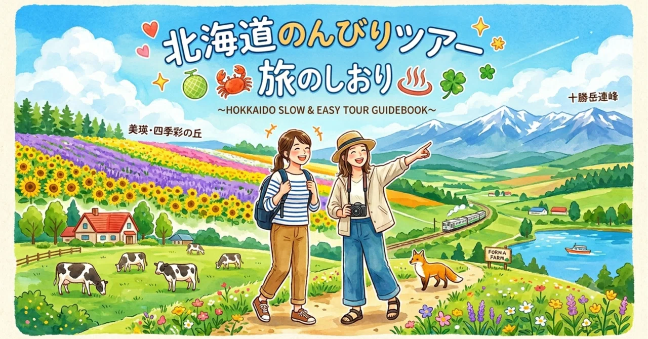 北海道のんびりツアー ～旅程表～｜どっぴー