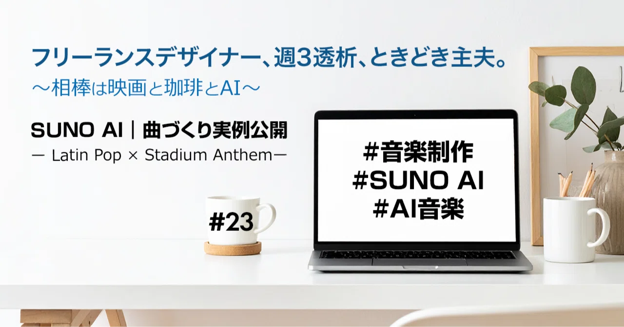 SUNO AI｜ラテン×スタジアムアンセム曲の作り方【使ったプロンプト公開】#23 OH-OH-OH! (DL Stadium Mix ...