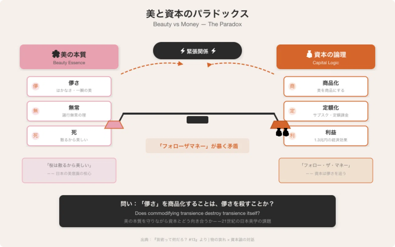 【芸術って何だろ？ #13】儚いから美しい — 「物の哀れ」という日本発の1.3兆円産業｜KeiTy