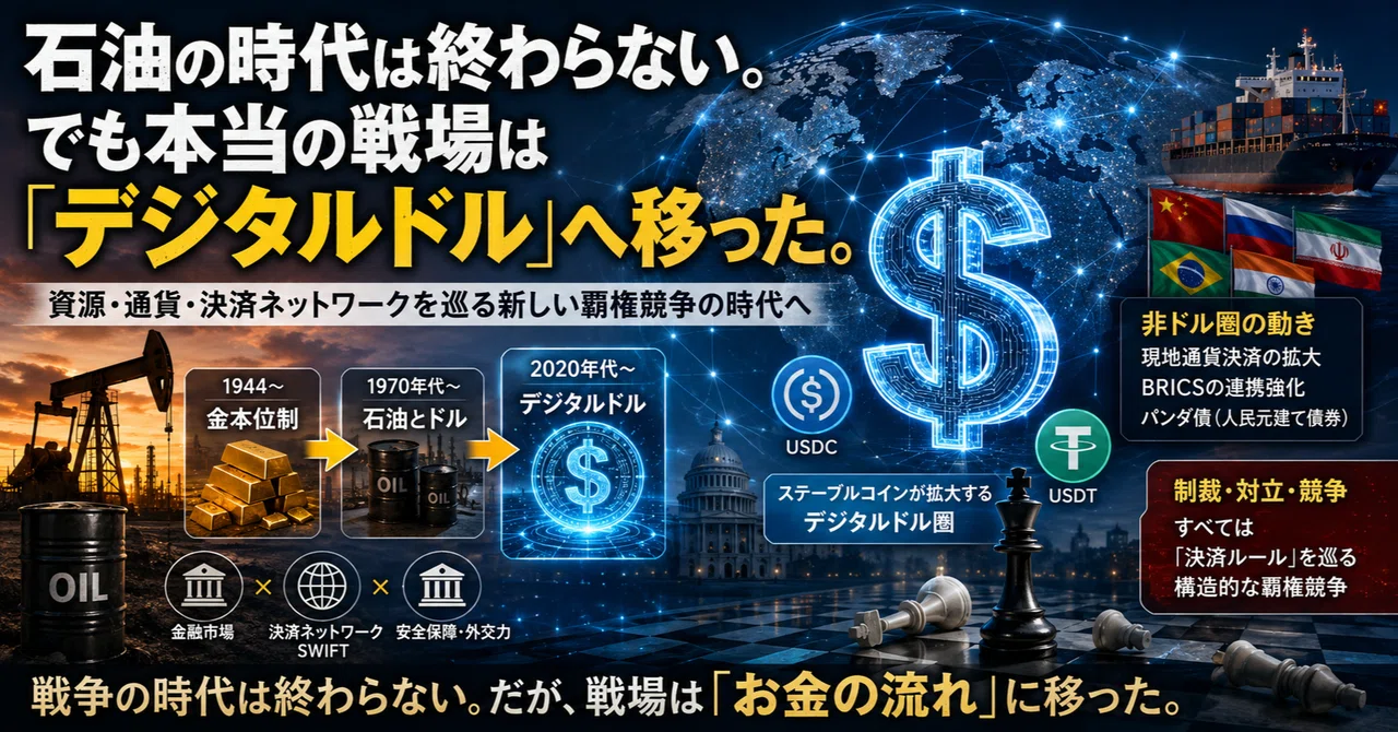 石油でも戦争でもない。本当の主戦場は「お金」だった。｜ノリック#