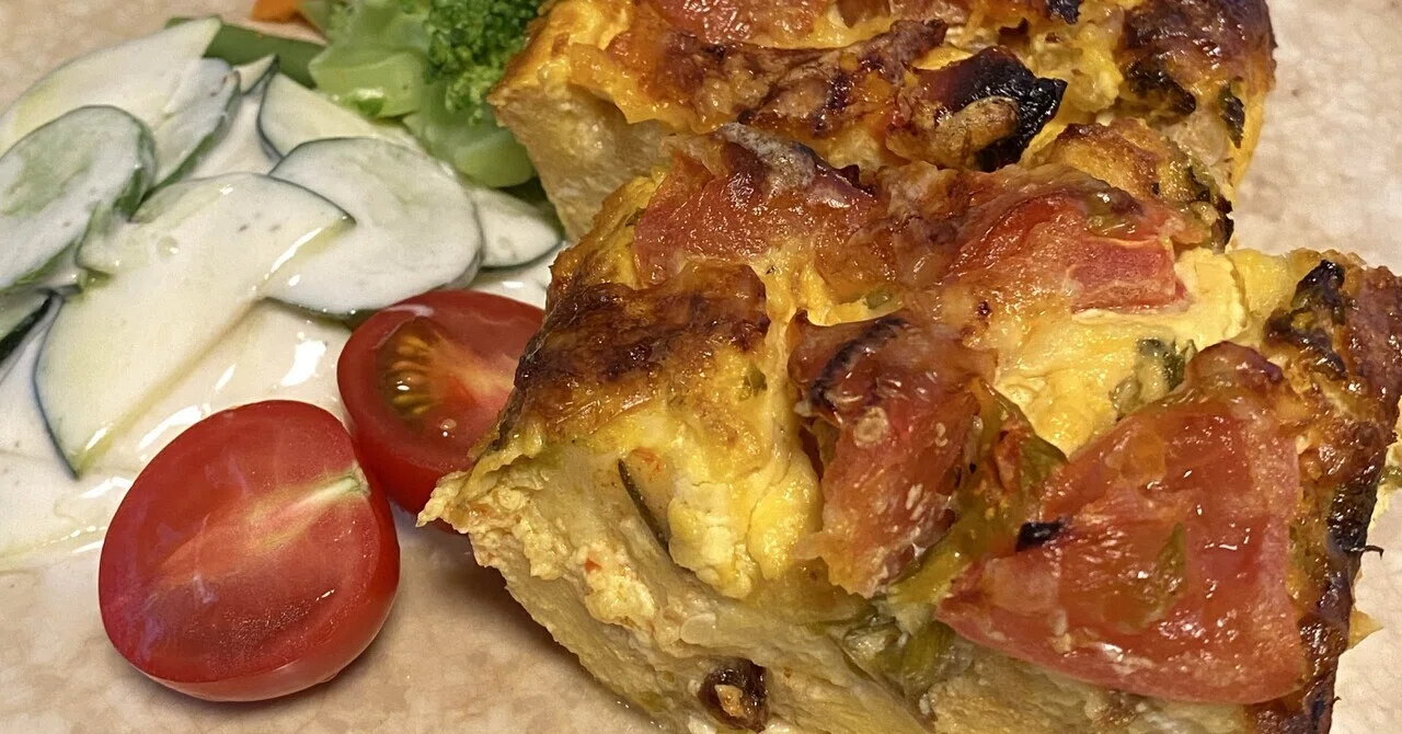 Easy Quiche Made with Bread Crusts｜金澤ゆう｜お茶と心の健康レシピ｜日日是茶口実