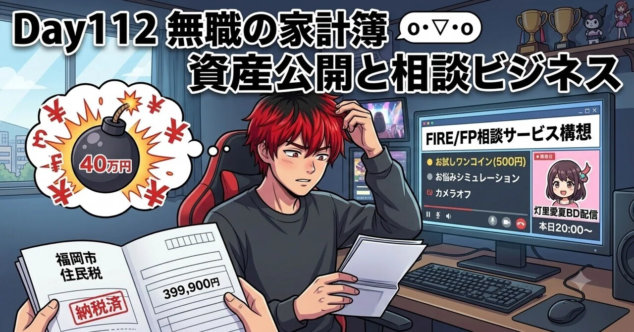 FIRE Diary | The 400,000 Yen Resident Tax Bomb, and the 'Small-Scale ...