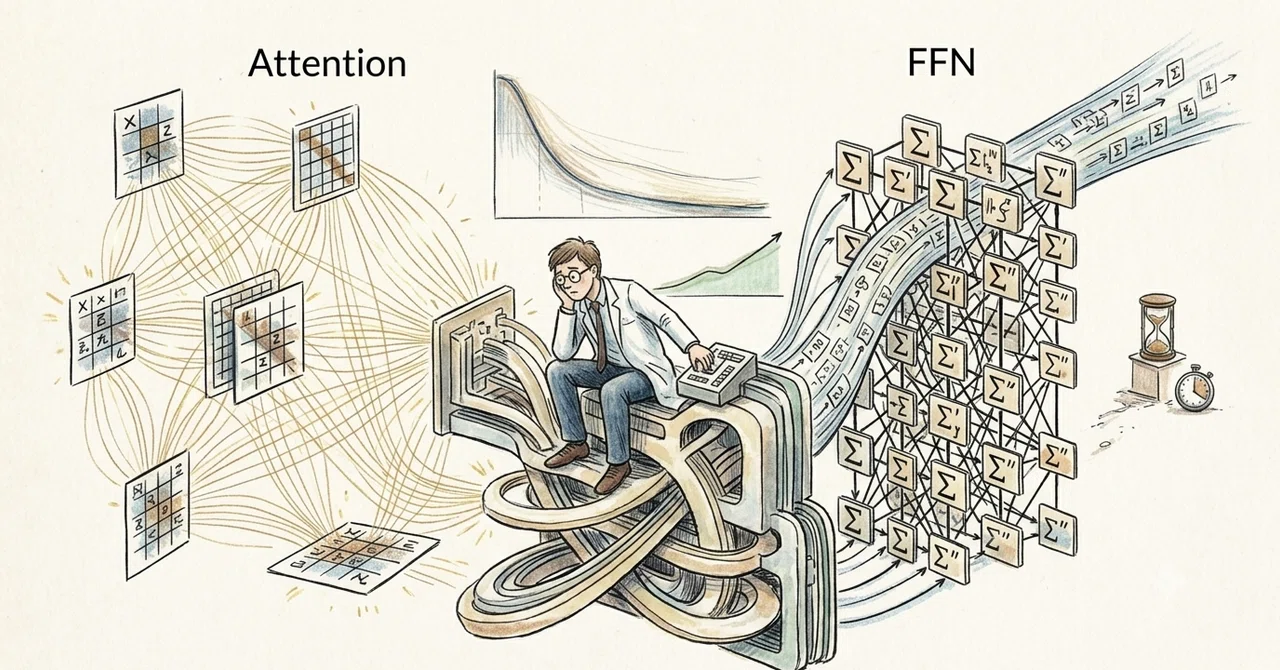 Division of Roles between Attention and FFN in LLM Transformers｜アールグレイ