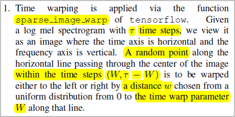 SpecAugment: A Simple Data Augmentation Method for Automatic Speech Recognition｜Maxwell