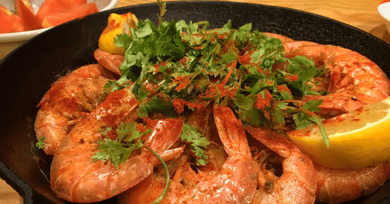 Tajine Gamberi… アルゼンチン赤エビによるモロッコタジン風｜Tact Hirose