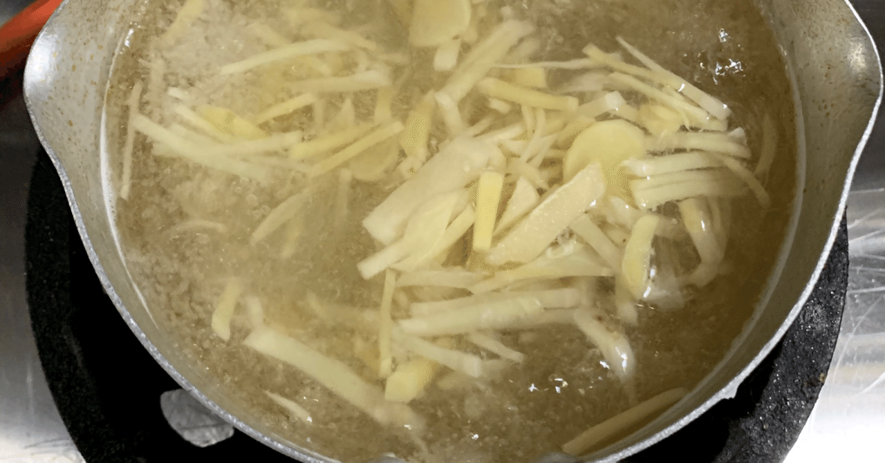 朝にしょうがシロップを作る｜pupu｜note